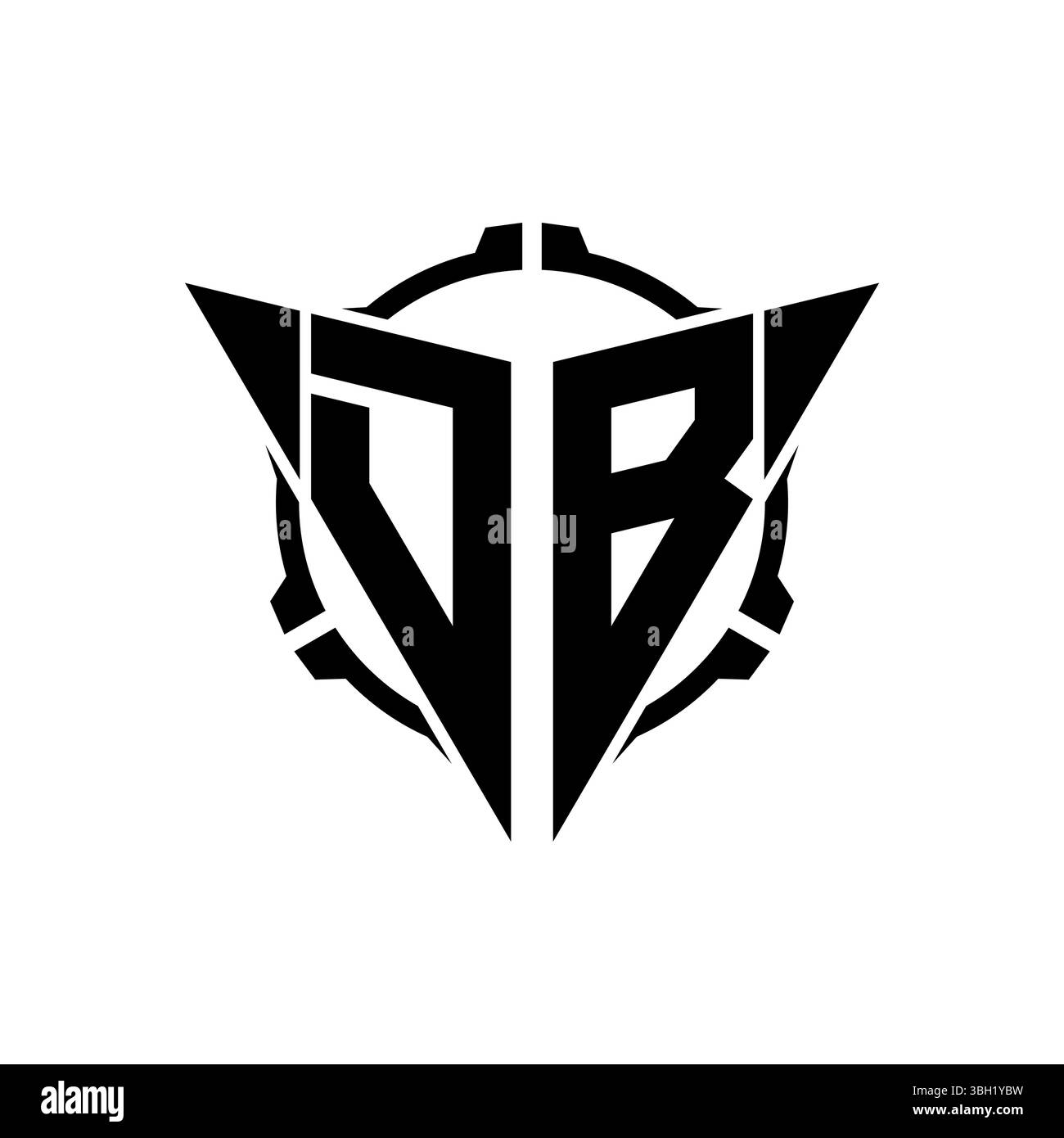 Db gaming logo Black and White Stock Photos & Images - Alamy