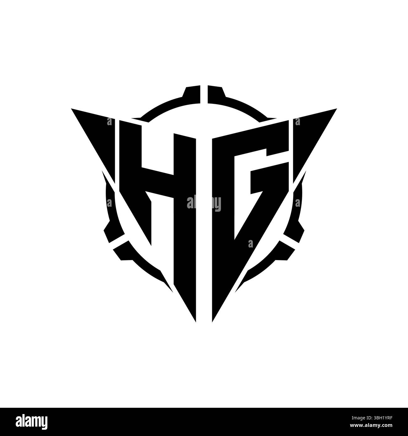 Hg gaming letters Black and White Stock Photos & Images - Alamy