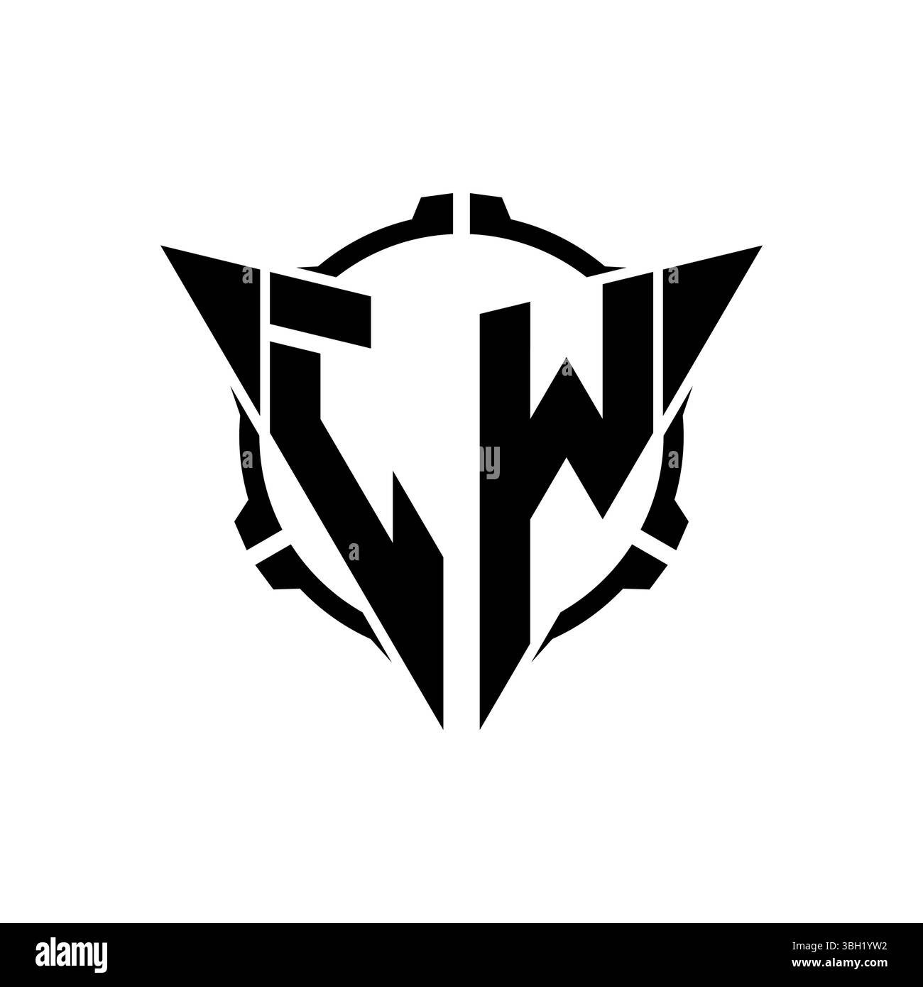 Jw gaming letters Black and White Stock Photos & Images - Alamy