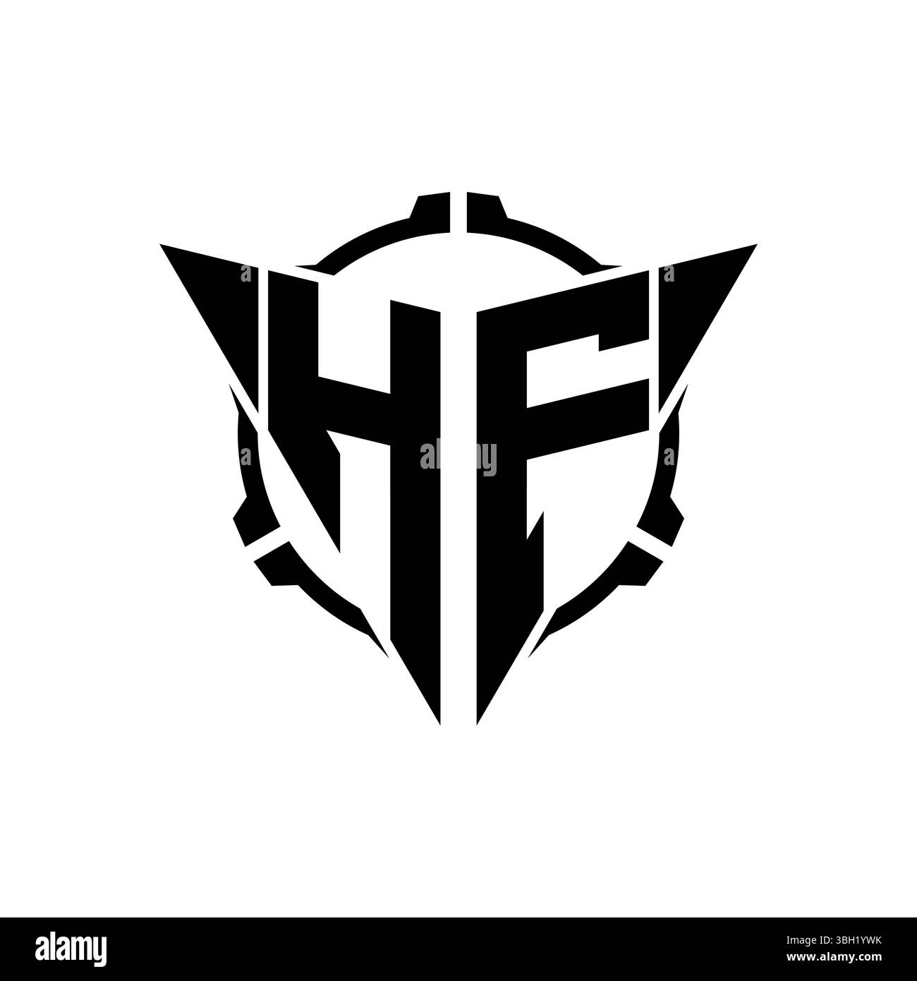 Hf gaming letters Black and White Stock Photos & Images - Alamy