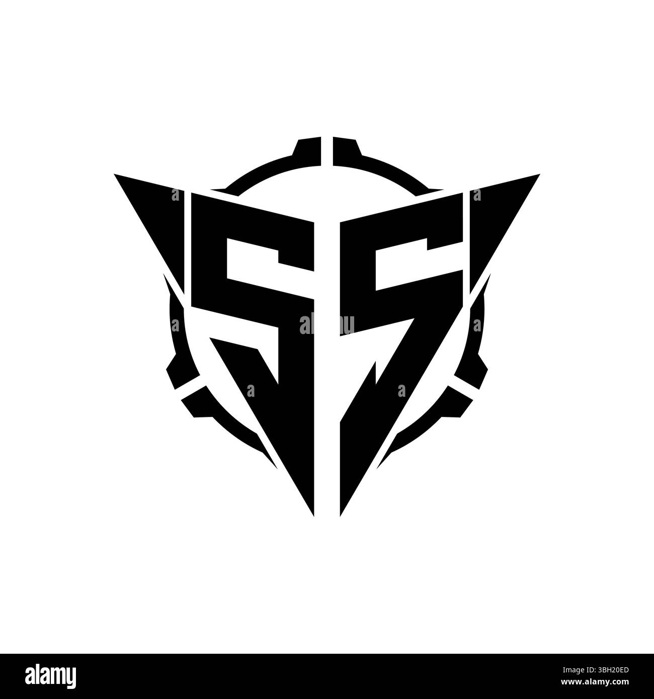 Logo ss triangle Stock Vector Images - Alamy