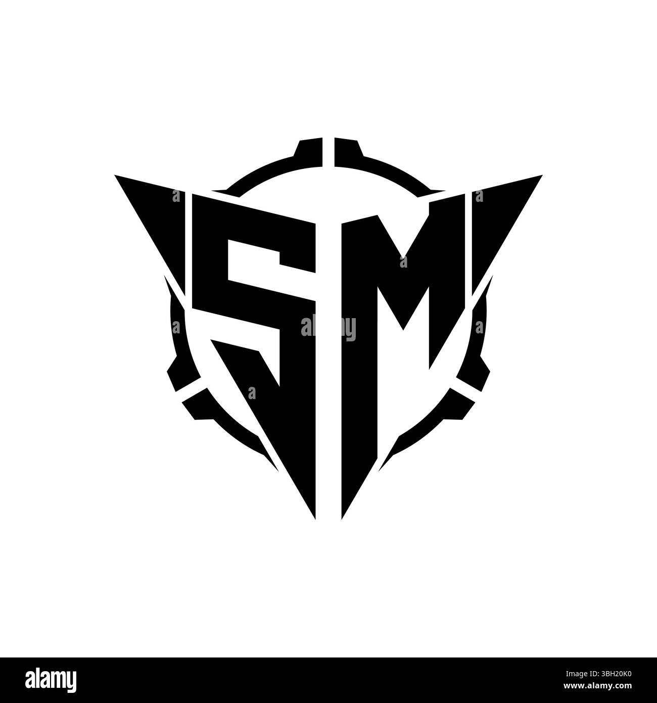 Sm gaming logo hi-res stock photography and images - Alamy