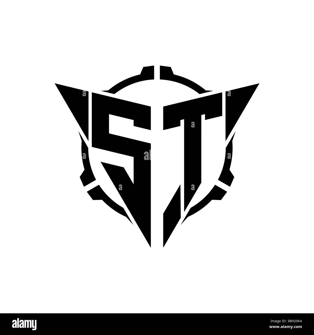 St gaming logo Black and White Stock Photos & Images - Alamy