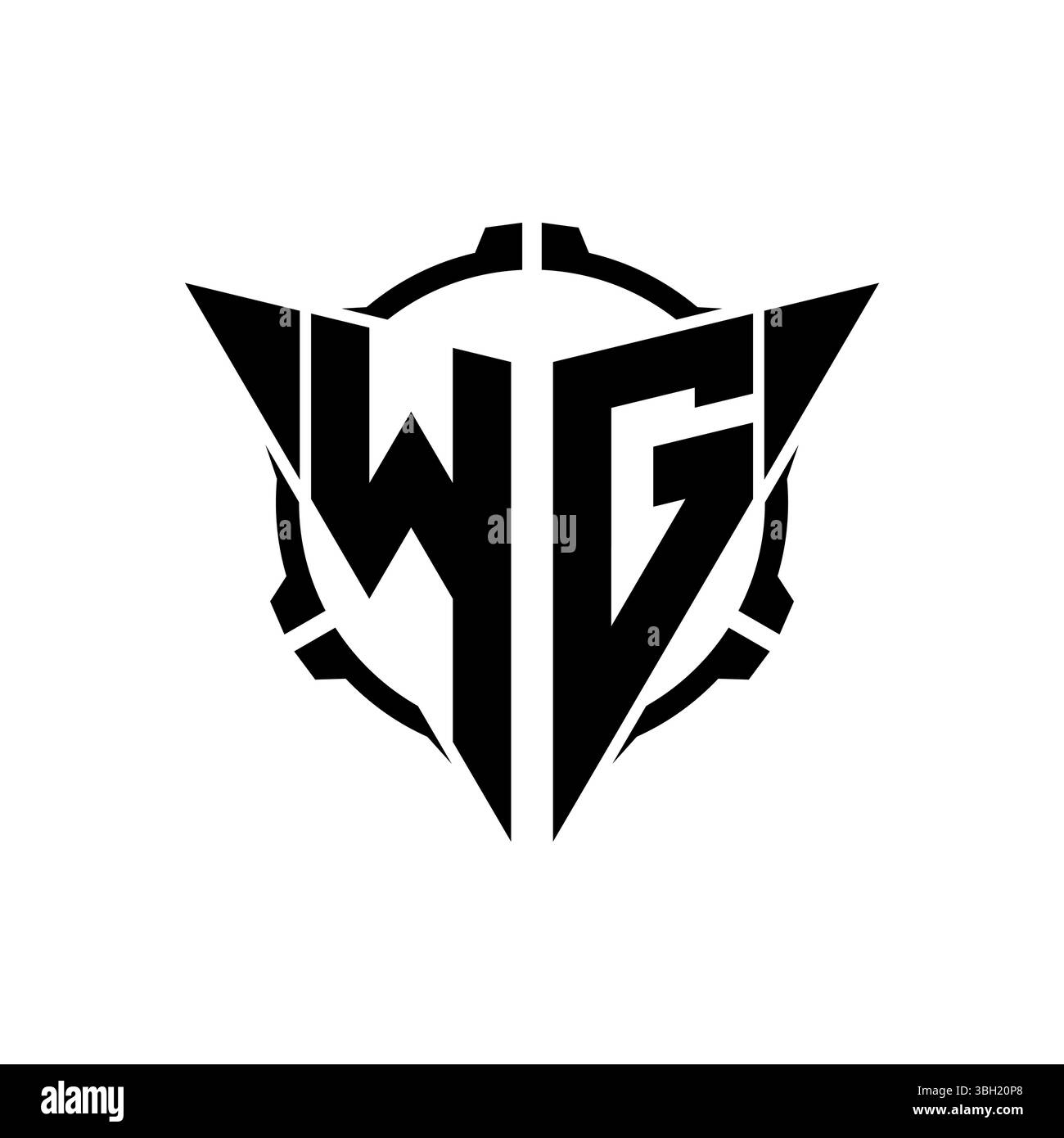 Gw gaming letters Black and White Stock Photos & Images - Alamy