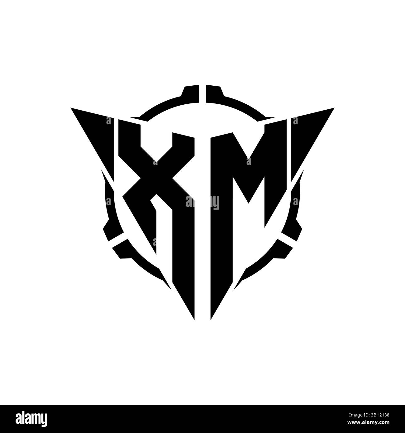 Xm gaming logo Black and White Stock Photos & Images - Alamy