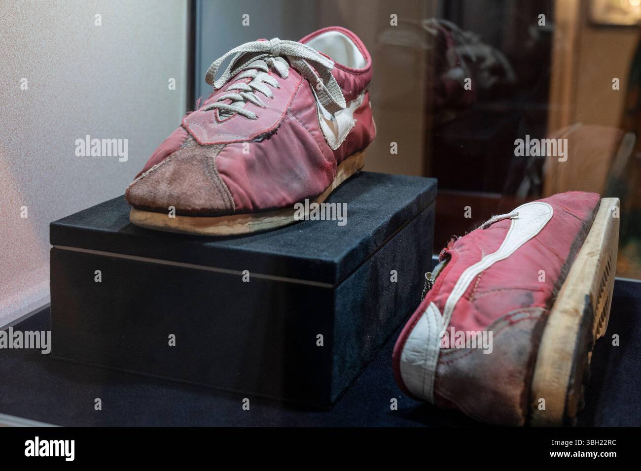 New York, NY, June 6, 2025: Steve Prefotaine's personal and worn Nike ...