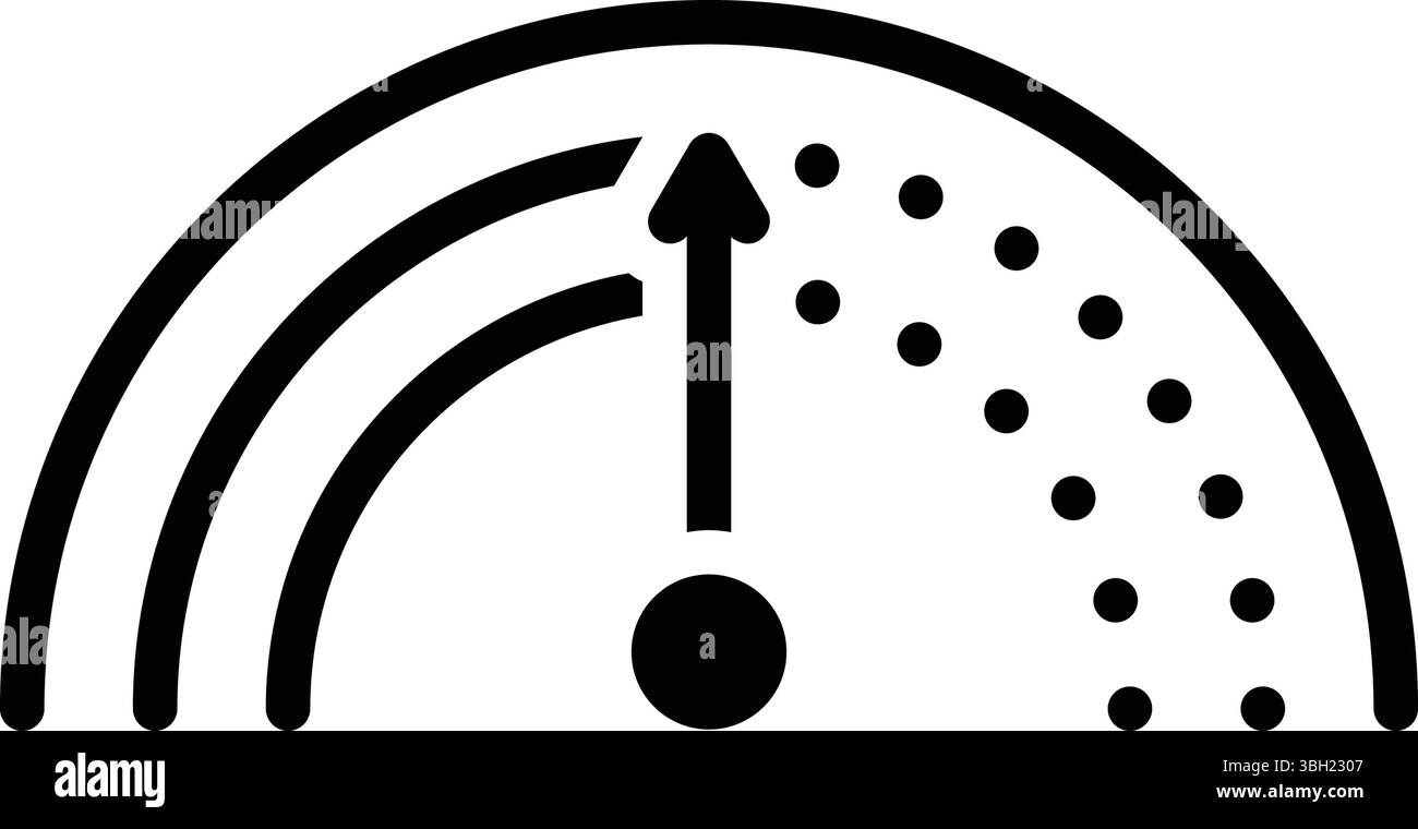 Icon For Speedometer Gauge Stock Vector Image And Art Alamy