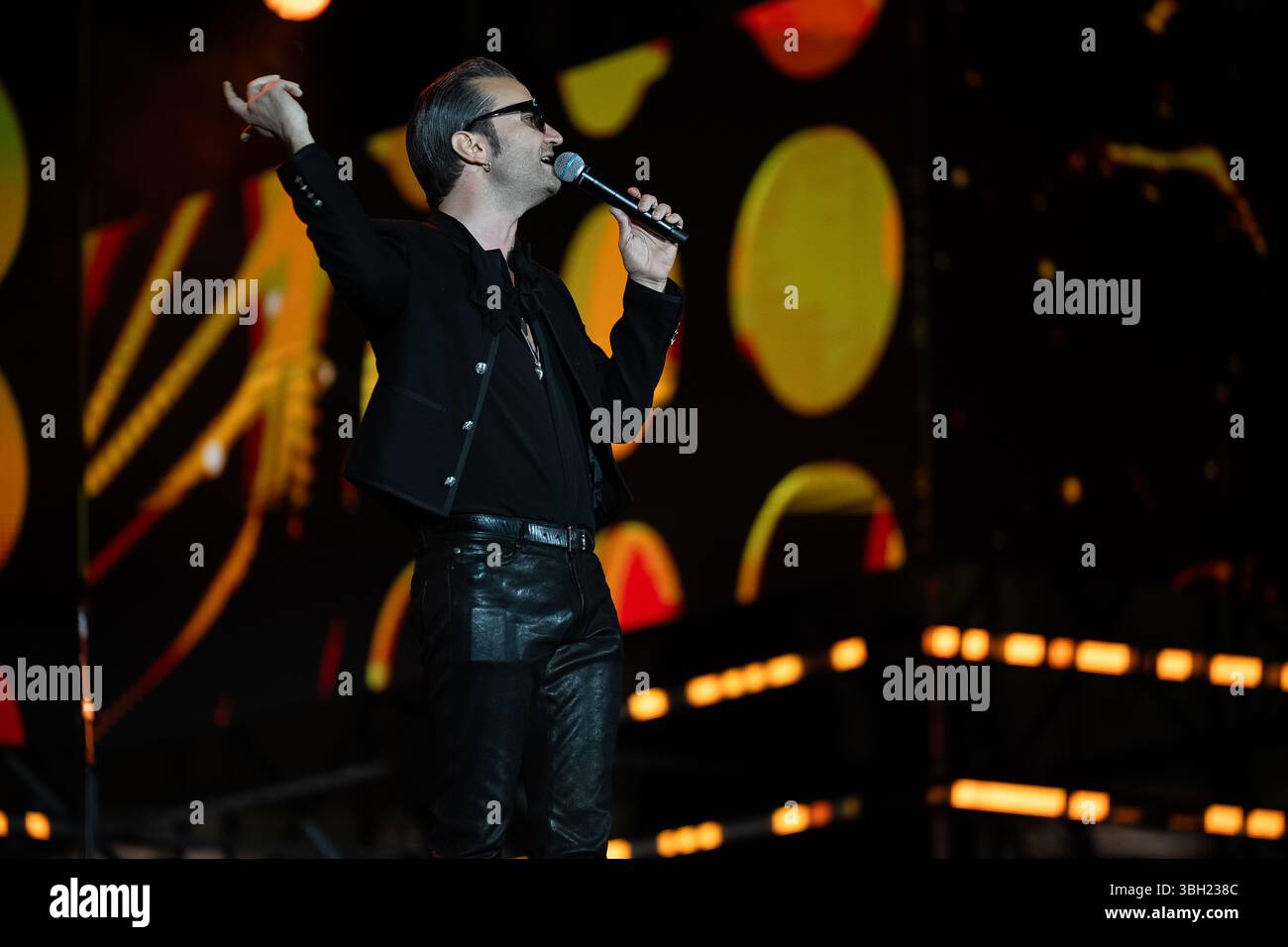 Naples, Italy. 31st May, 2025. Davide Petrella aka Tropico performs ...