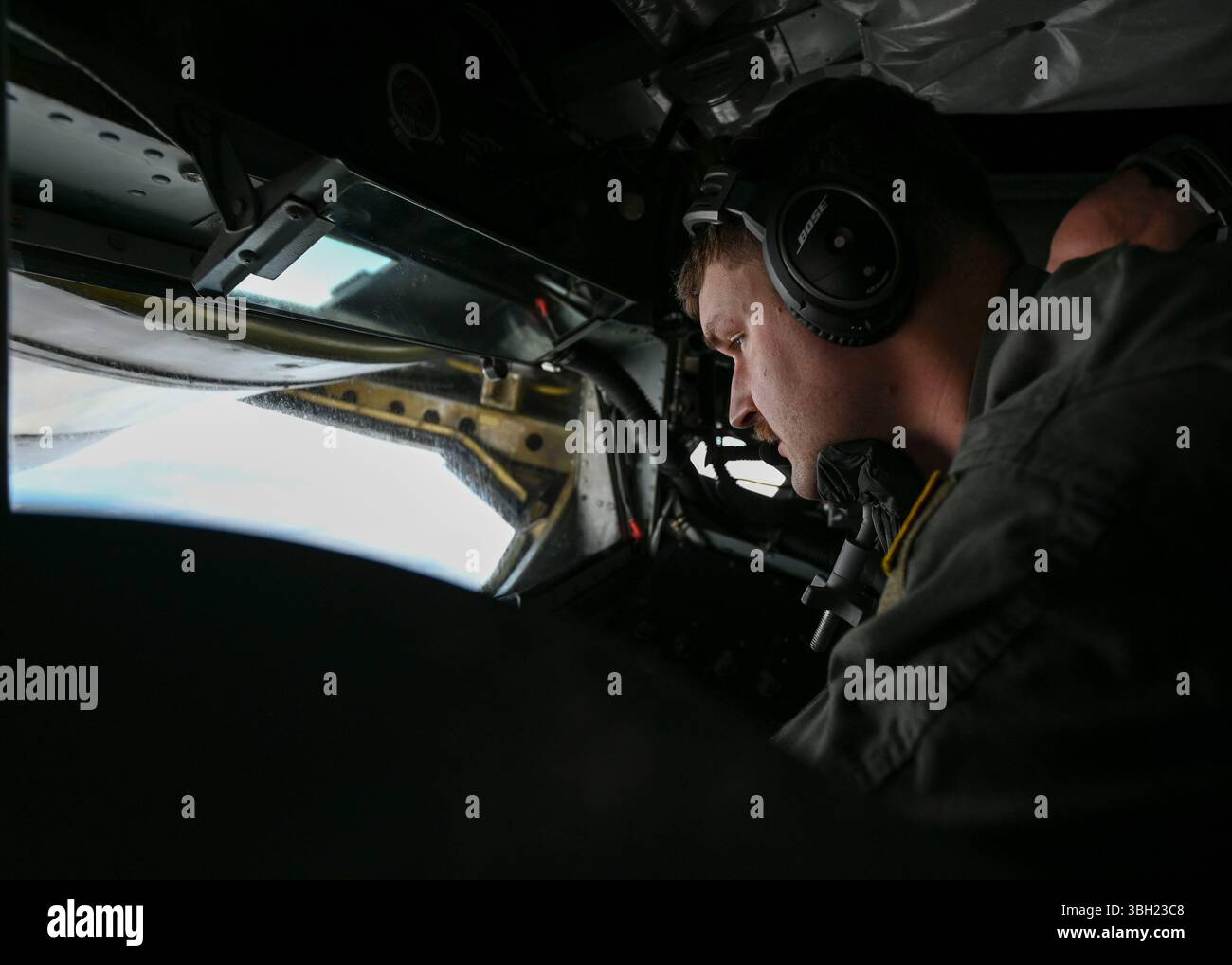 Airman 1st Class Alex Garcia, 350th Air Refueling Squadron boom ...