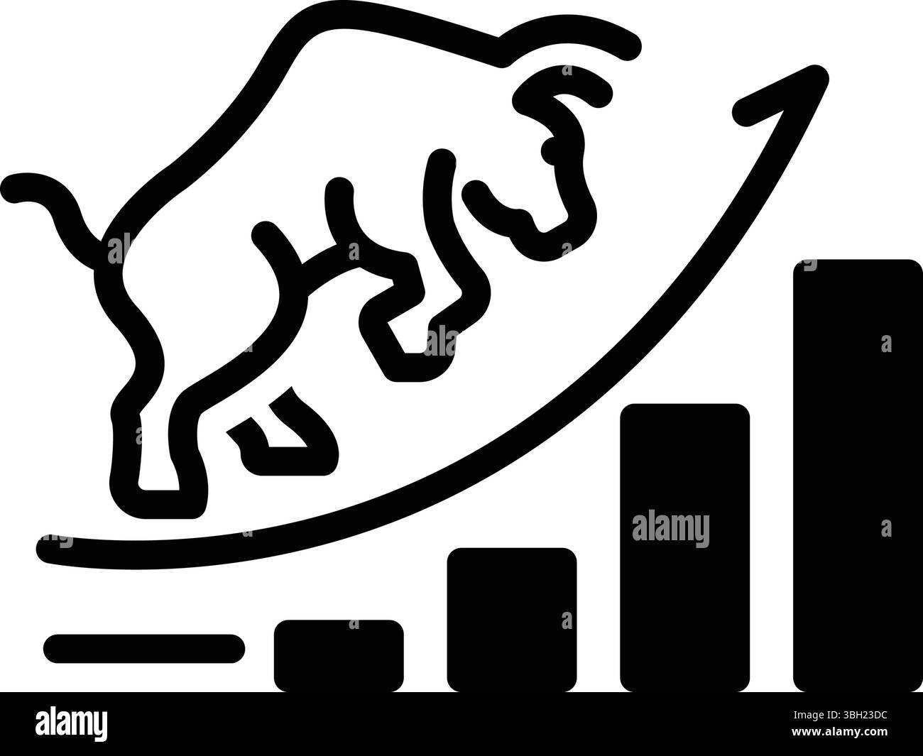 Market rising Stock Vector Images - Alamy