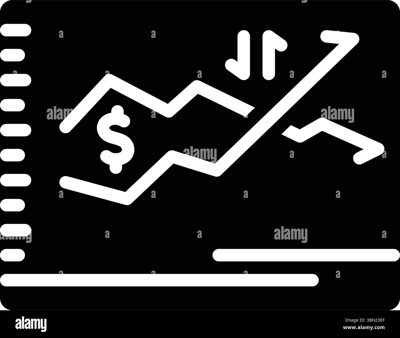 Volatility symbol Black and White Stock Photos & Images - Alamy