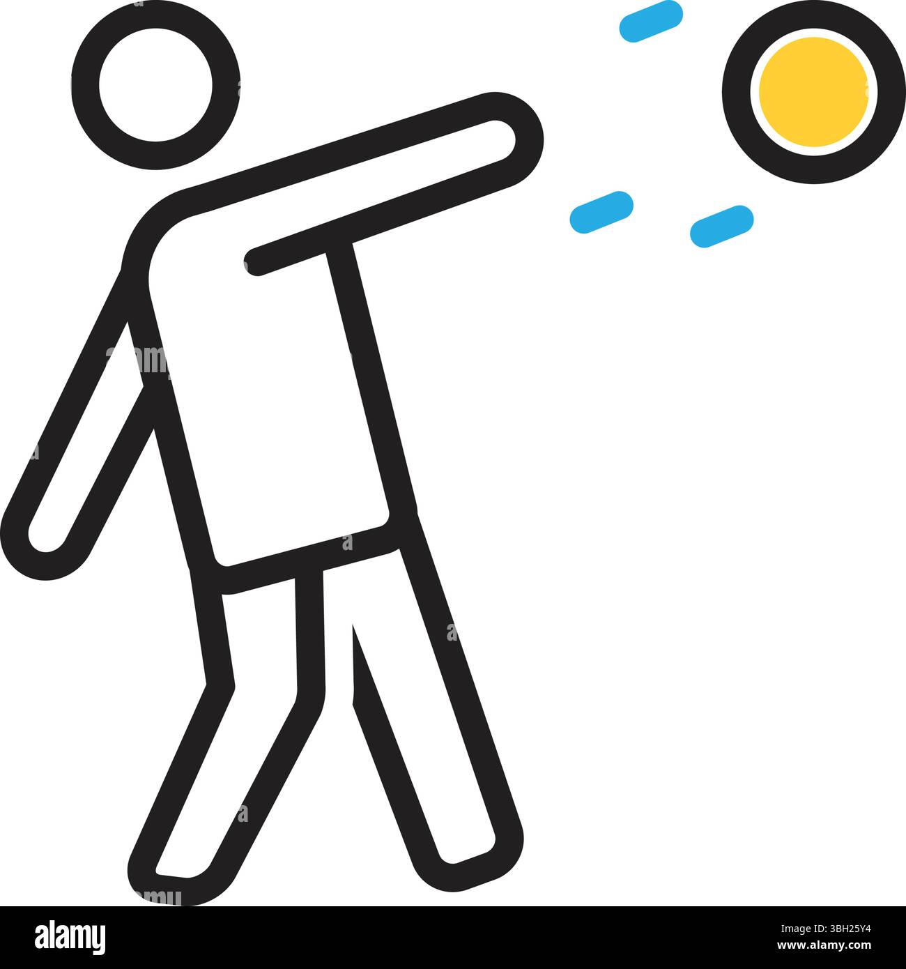 Throw discus Stock Vector Images - Alamy