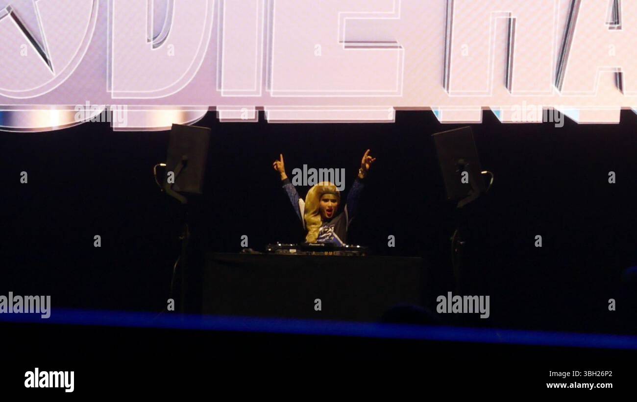 London, United Kingdom 3rd June 2025 DJ Jodie Harsh opening for Kylie ...