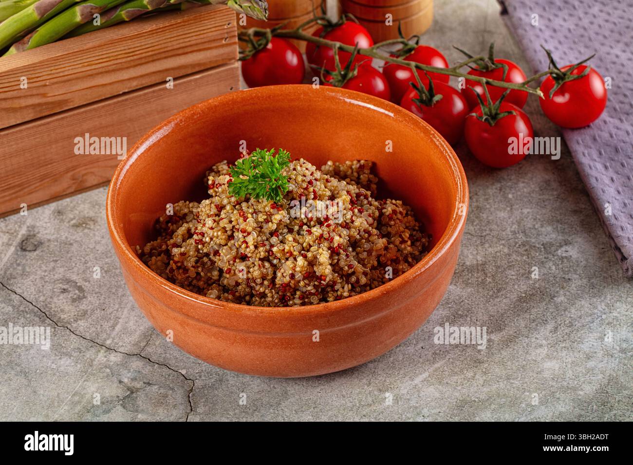 Vegan super food boiled hi-res stock photography and images - Alamy
