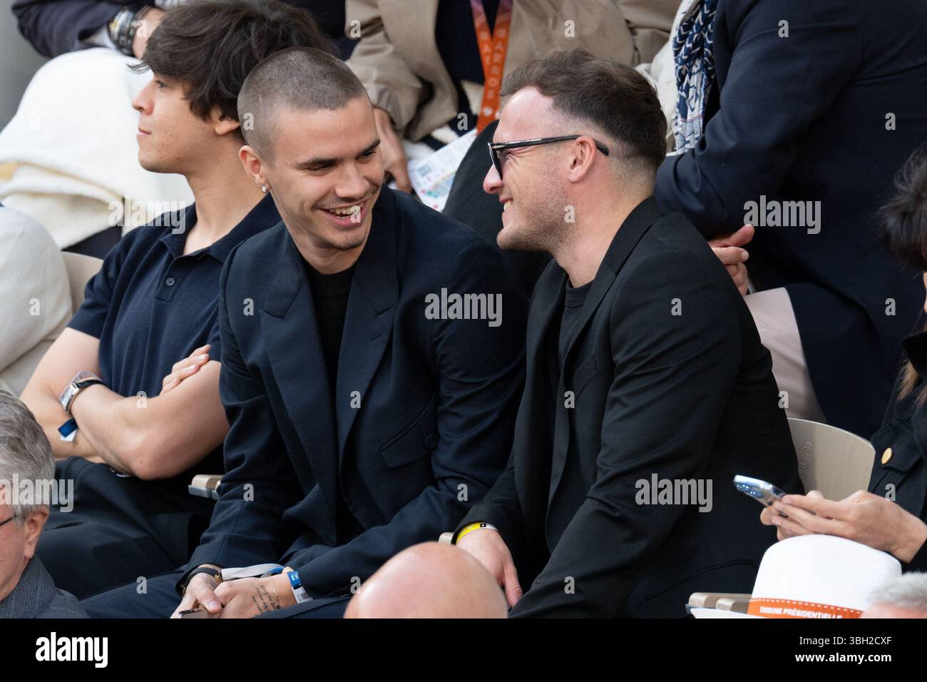 Mario Beckham attends the Roland Garros 2025 tournament on June 6, 2025 ...