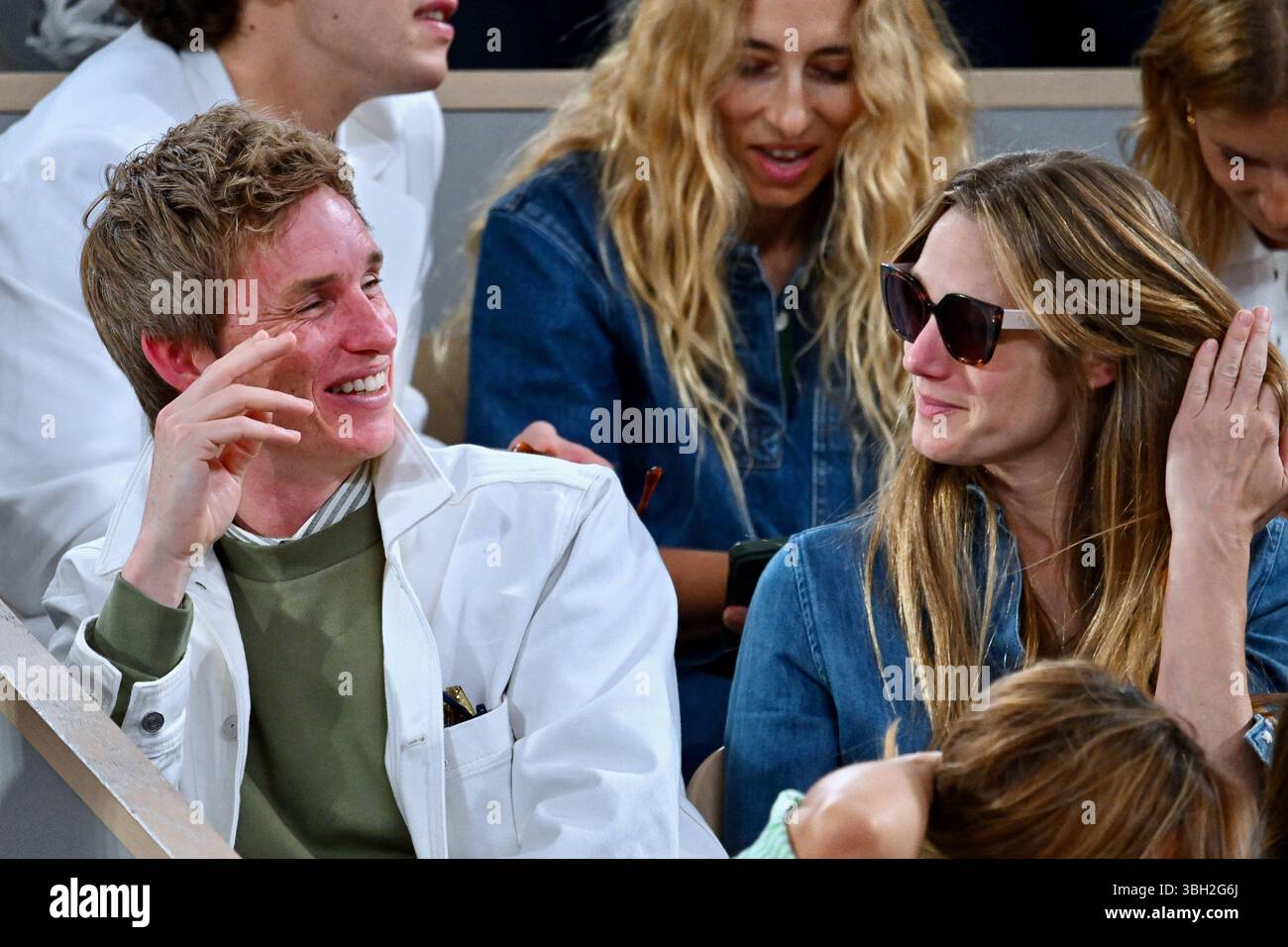 Paris, France. 06th June, 2025. Eddie Redmayne and Hannah Bagshawe are ...