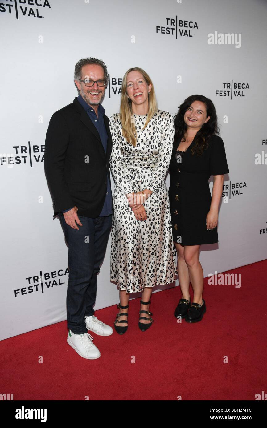 New York, USA. 06th June, 2025. Sam Bisbee, Cody Ryder and Danielle Massie attend the "Bird In ...