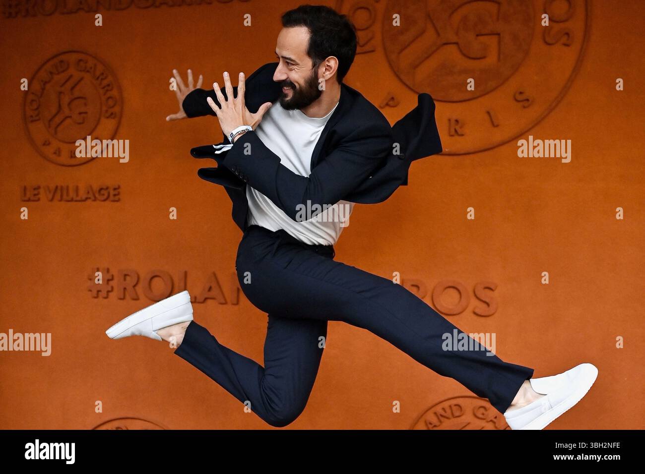Paris, France. 06th June, 2025. Mathieu Forget is seen posing at the ...