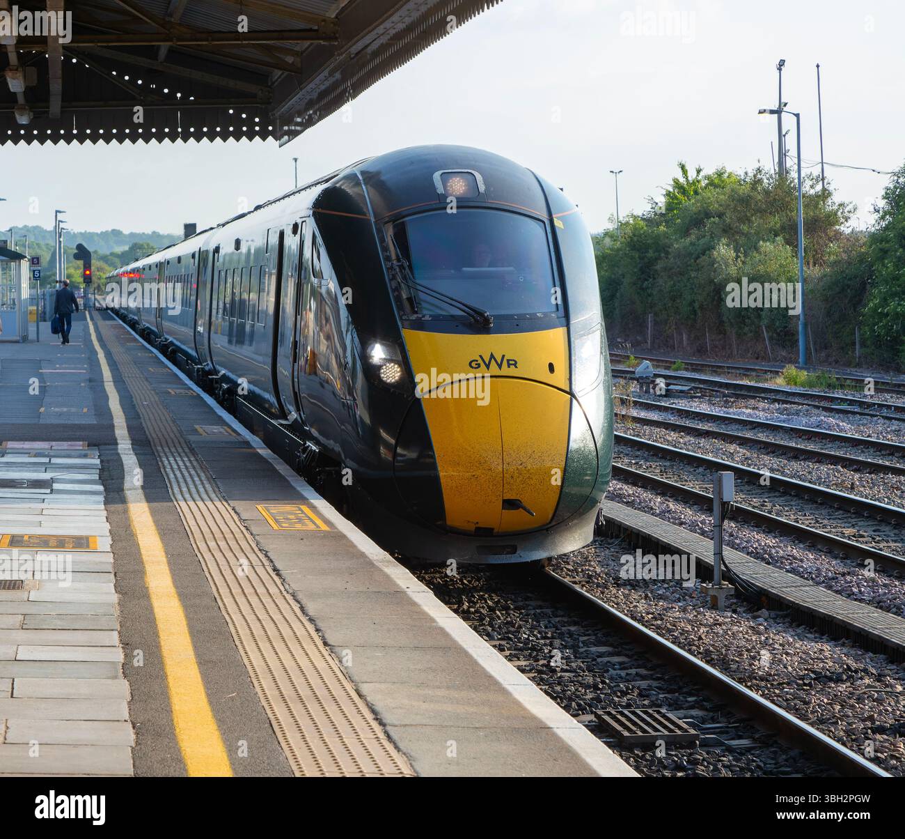 GWR British Rail Class 800 Inter City Express train arriving at ...