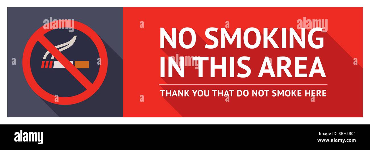 No smoking sticker, trendy labels no smoking Stock Vector Image & Art ...