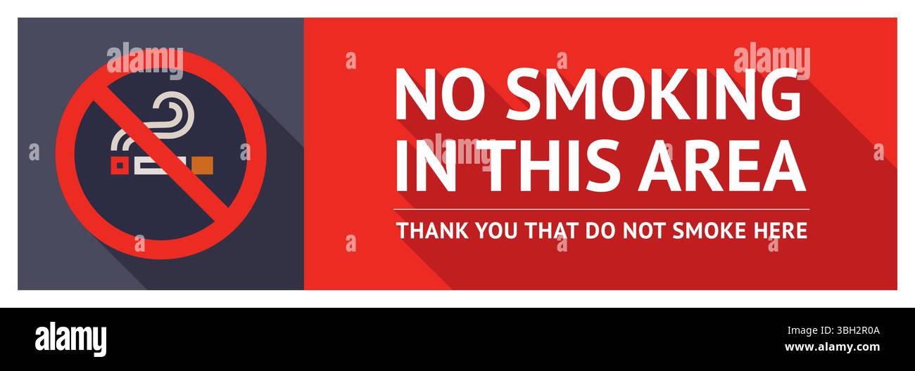 No smoking sticker, trendy labels no smoking Stock Vector Image & Art ...