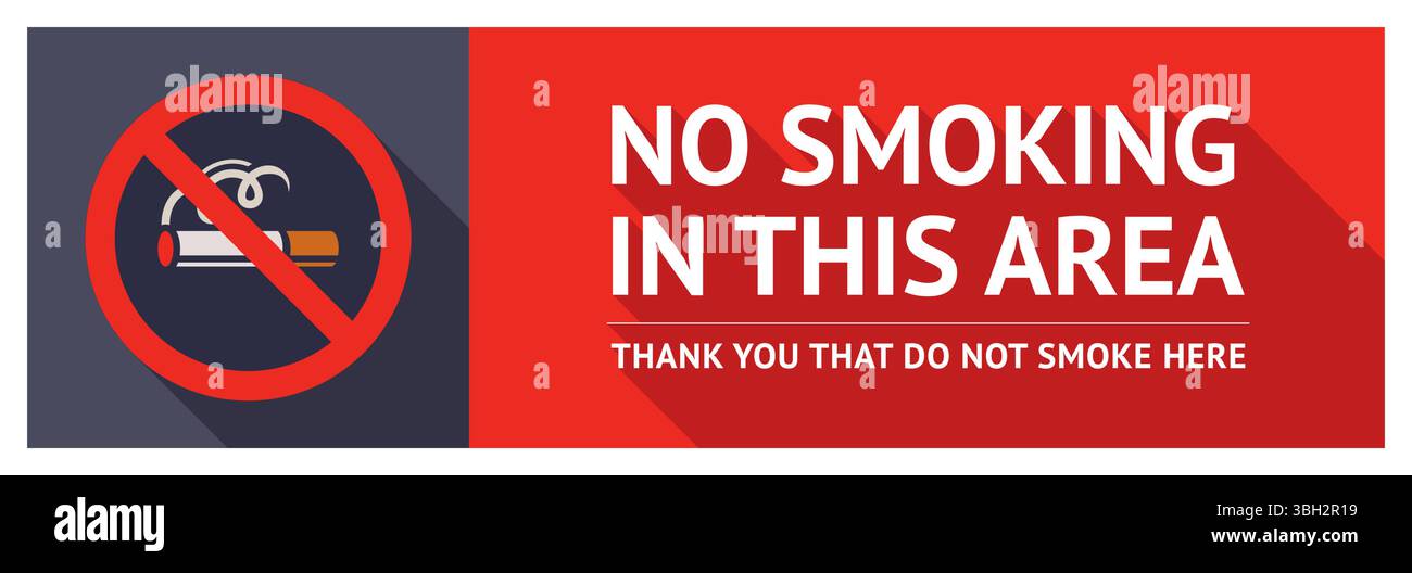No smoking sticker, trendy labels no smoking Stock Vector Image & Art ...