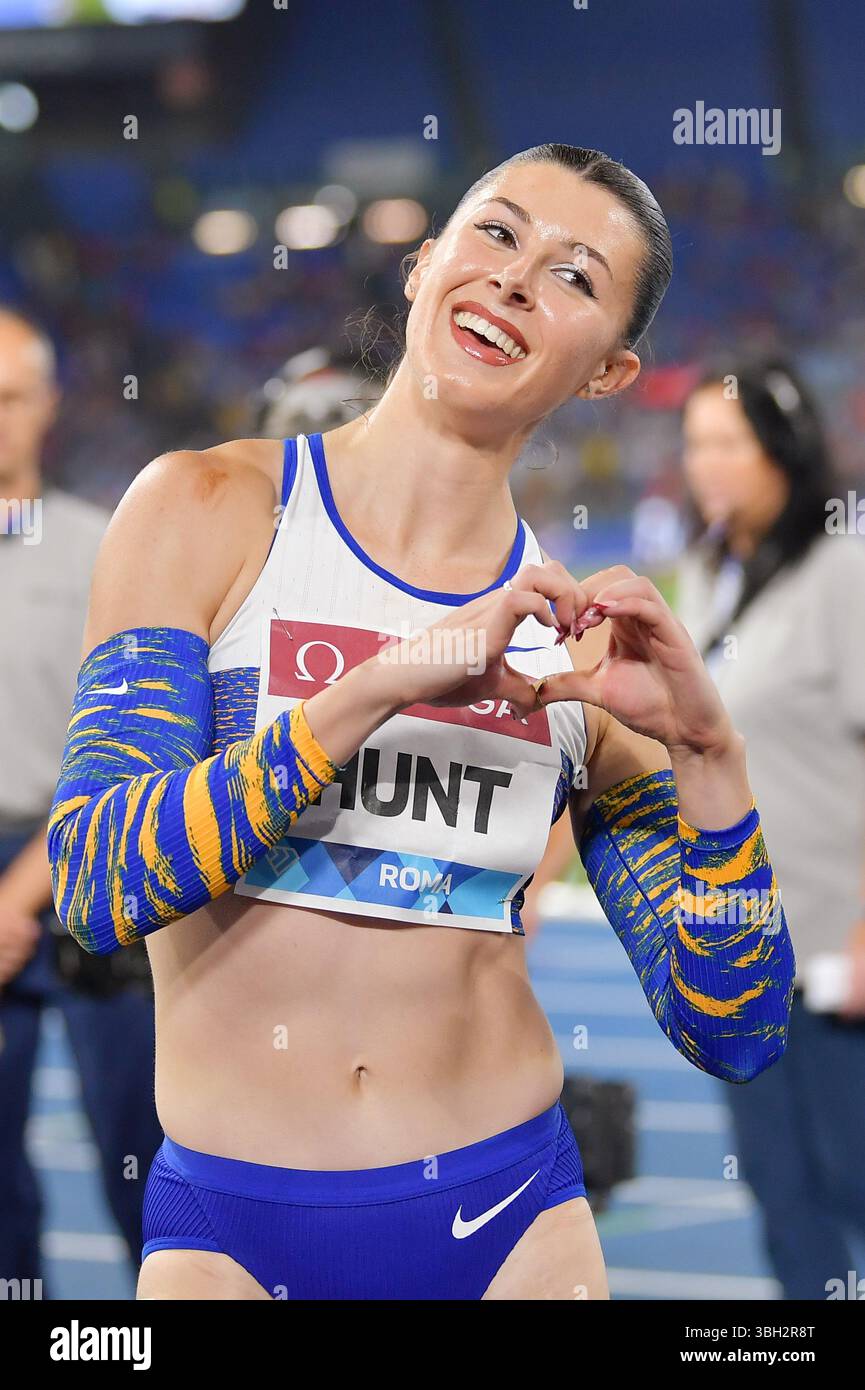 Rome, Italy. 07th June, 2025. Amy Hunt of Great Britain during the ...