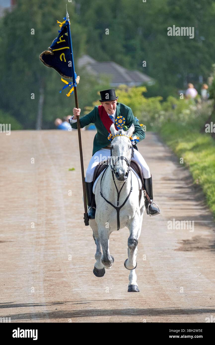 Friday 6 June 2025 Hawick Common Riding 2025, Cornet Jack Scott ...