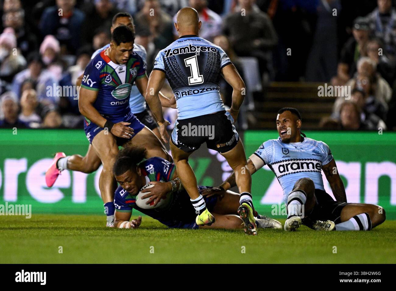 Sydney, Australia. 07th June, 2025. Leka Halasima of the Warriors takes ...