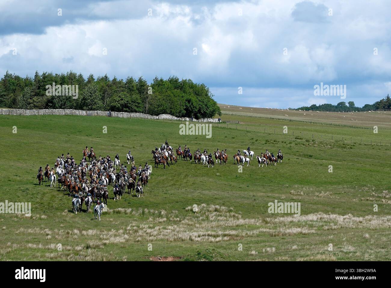 Friday 6 June 2025 Hawick Common Riding 2025, Cornet Jack Scott leads ...