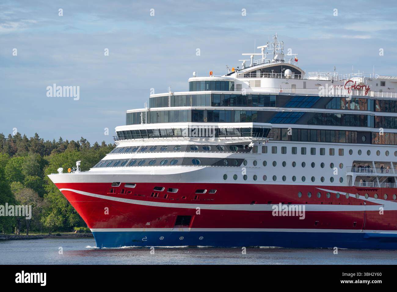 Stockholm, Sweden - 28 May 2025: Viking Line Glory passenger cruise ...