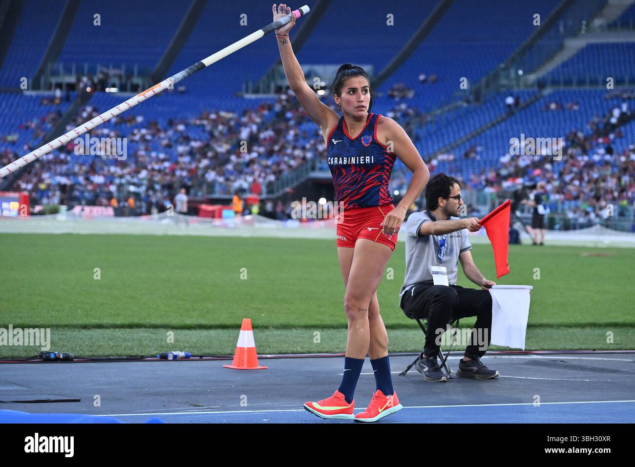 Roberta BRUNI (ITA) competes in the Pole Vault Women during the IAAF ...
