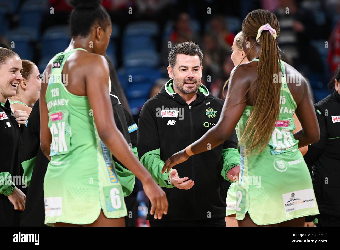 Sydney, Australia. 07th June, 2025. Fever head coach Dan Ryan ...