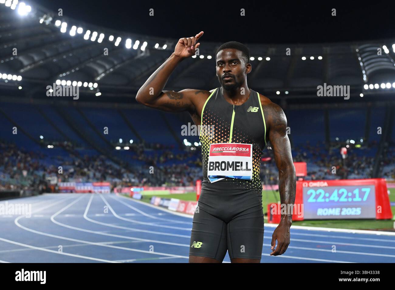 Trayvon BROMELL (USA) competes in the 100m Men during the IAAF Wanda ...