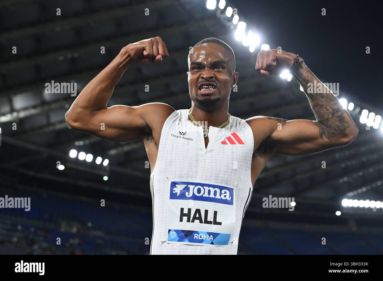 Quincy HALL (USA) competes in the 400m Men during the IAAF Wanda ...