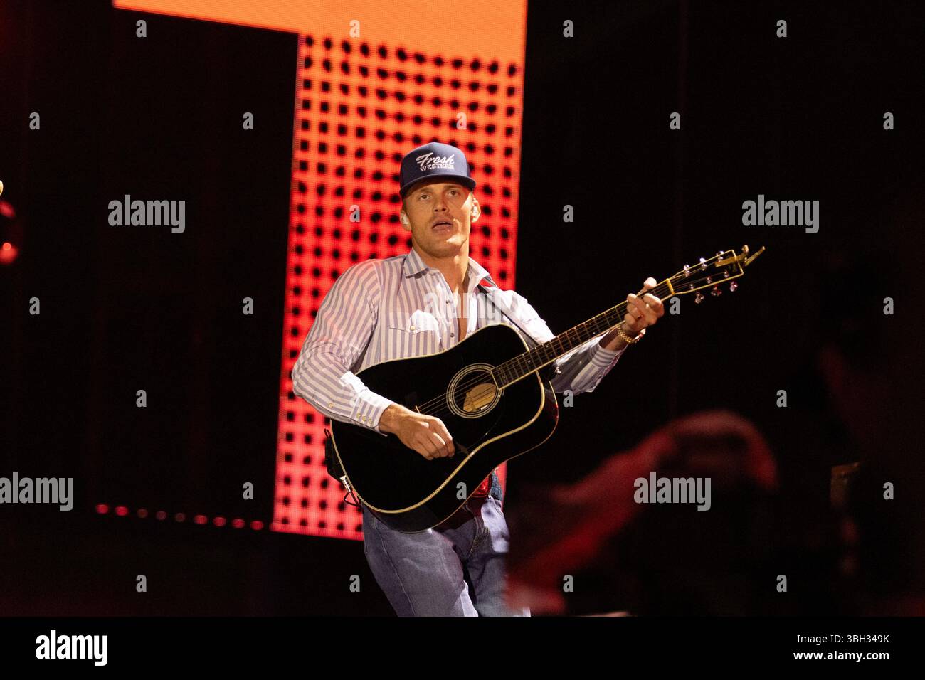 NASHVILLE, TENNESSEE - JUNE 6 , 2025: Country singer Parker McCollum ...