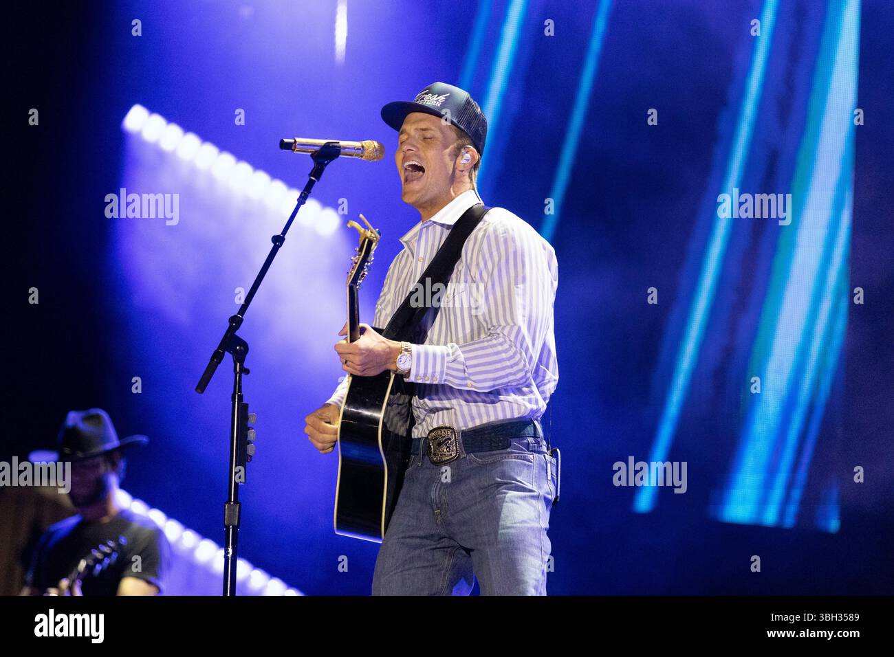 NASHVILLE, TENNESSEE - JUNE 6 , 2025: Country singer Parker McCollum ...