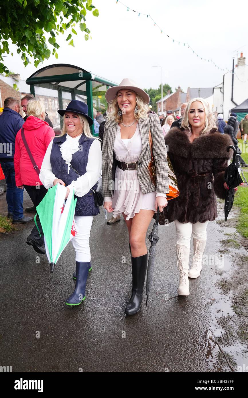 People attending the Appleby Horse Fair, the annual gathering of the ...