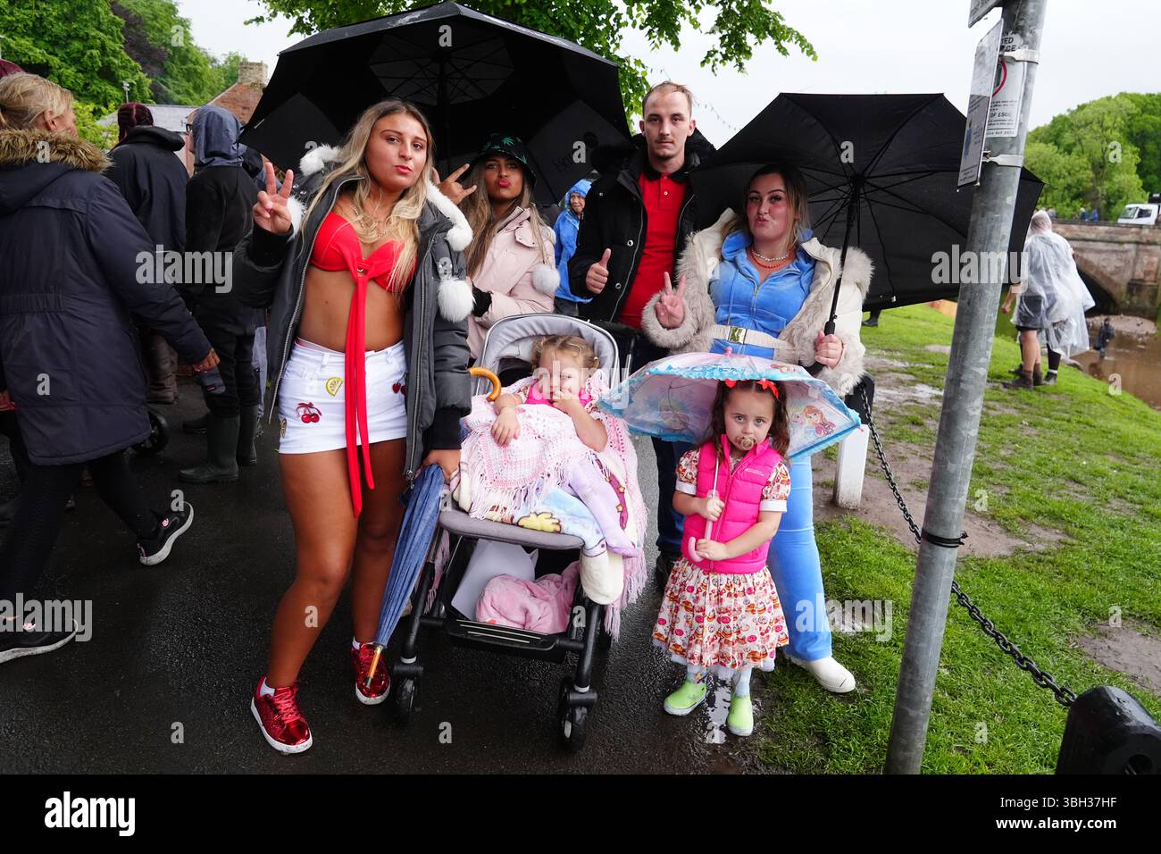 People attending the Appleby Horse Fair, the annual gathering of the ...