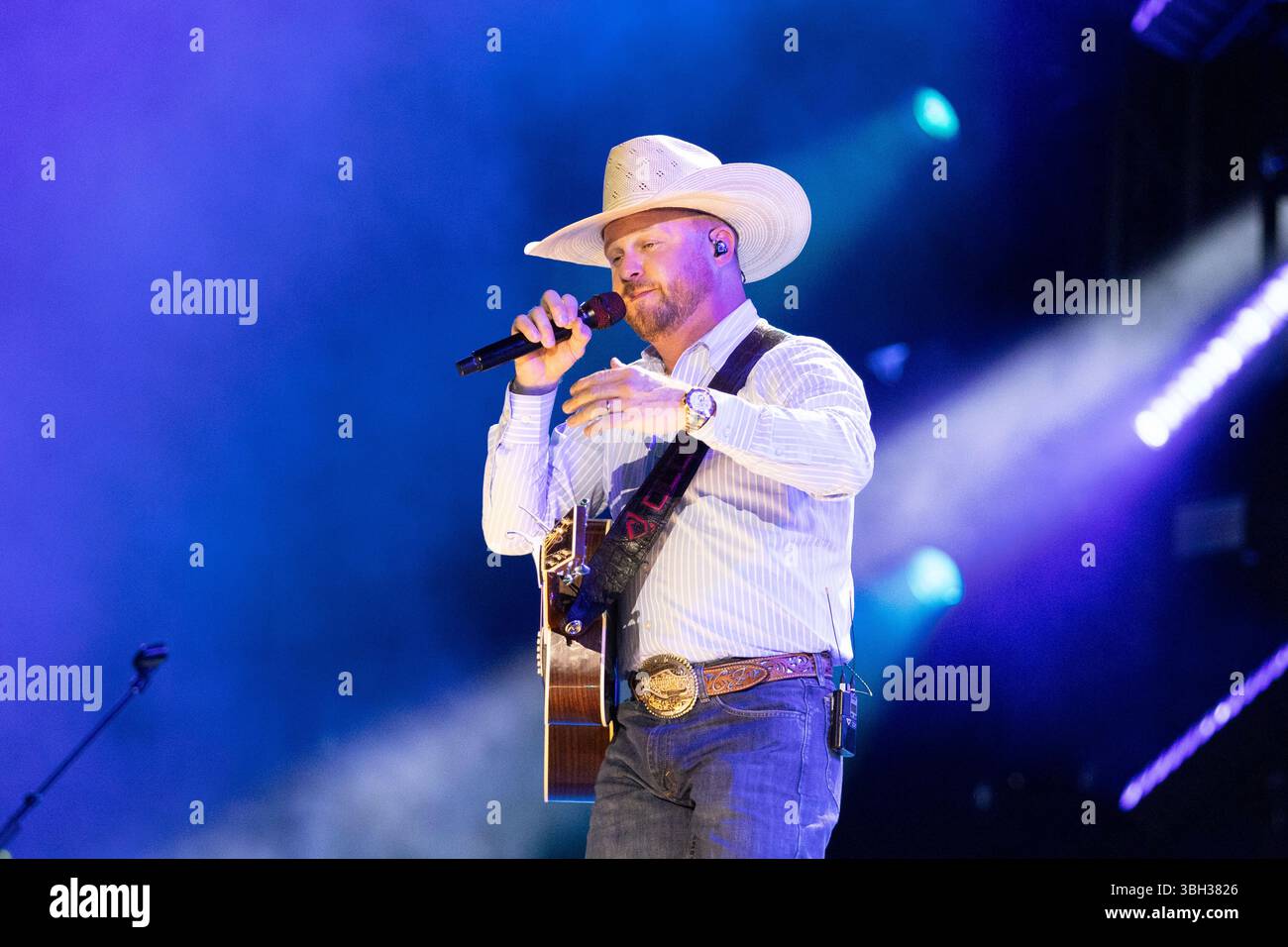 NASHVILLE, TENNESSEE - JUNE 6 , 2025: Country singer Cody Johnson ...