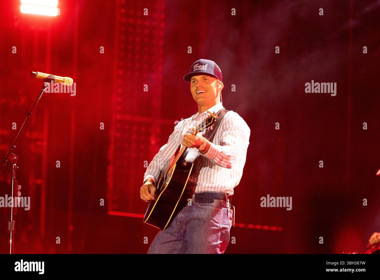 NASHVILLE, TENNESSEE - JUNE 6 , 2025: Country singer Parker McCollum ...