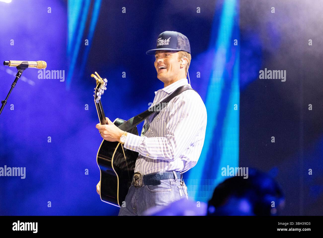 NASHVILLE, TENNESSEE - JUNE 6 , 2025: Country singer Parker McCollum ...