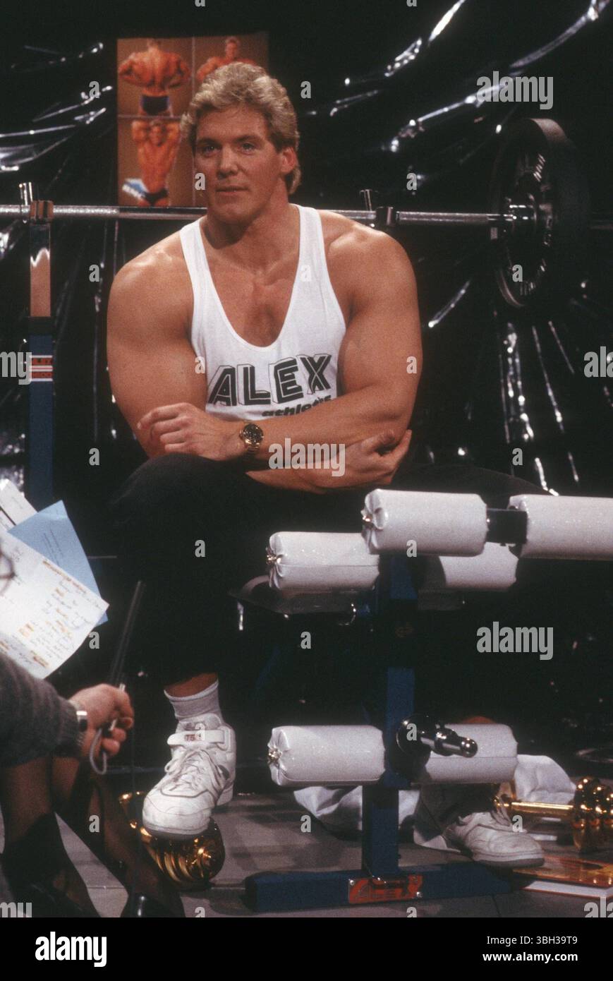 Ralf Moeller Schauspieler 01/88 fi Ralf Möller im Januar 1988 bei III ...