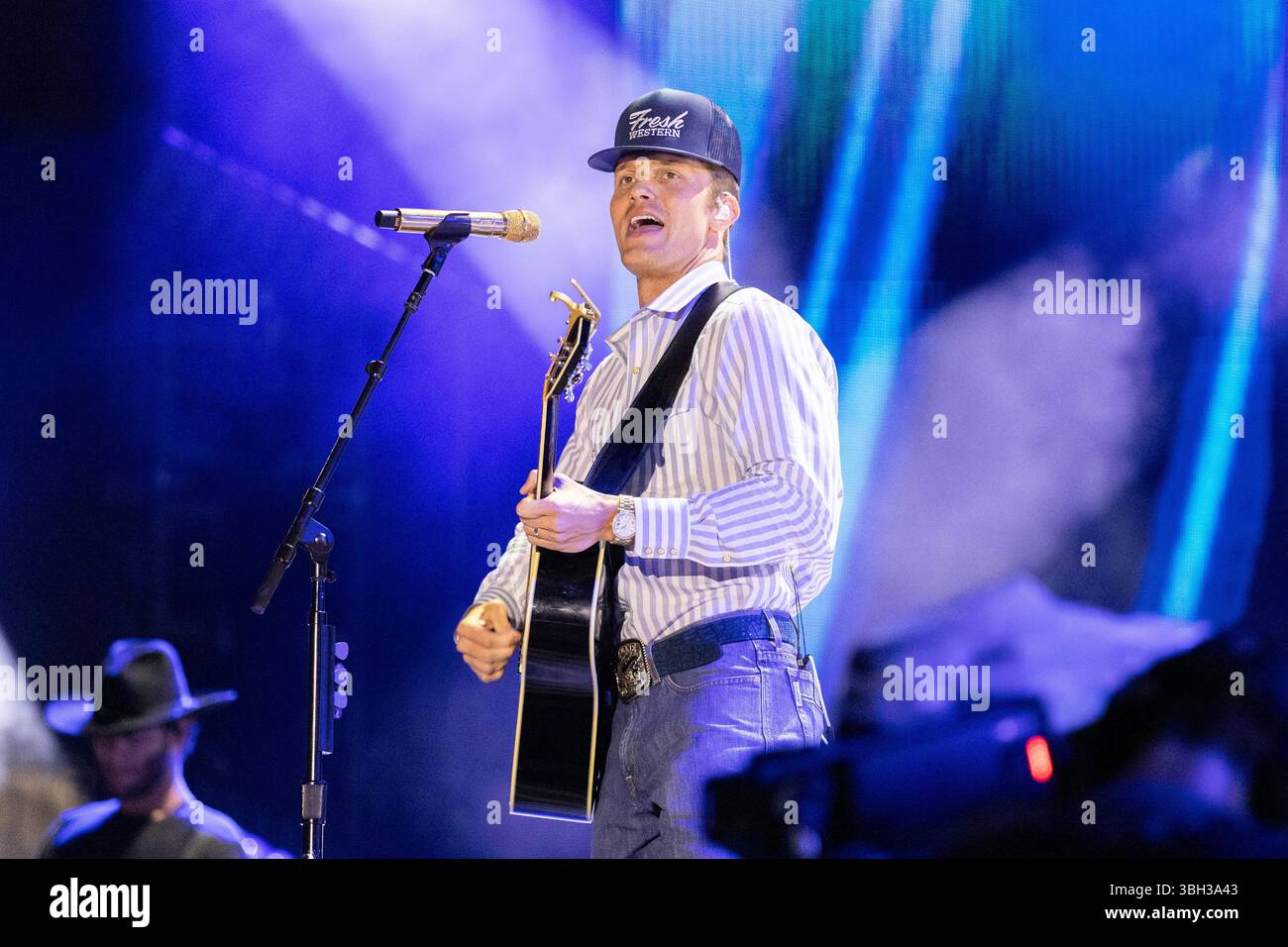 NASHVILLE, TENNESSEE - JUNE 6 , 2025: Country singer Parker McCollum ...