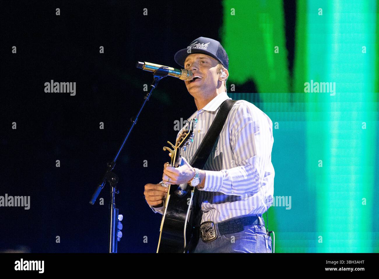 NASHVILLE, TENNESSEE - JUNE 6 , 2025: Country singer Parker McCollum ...