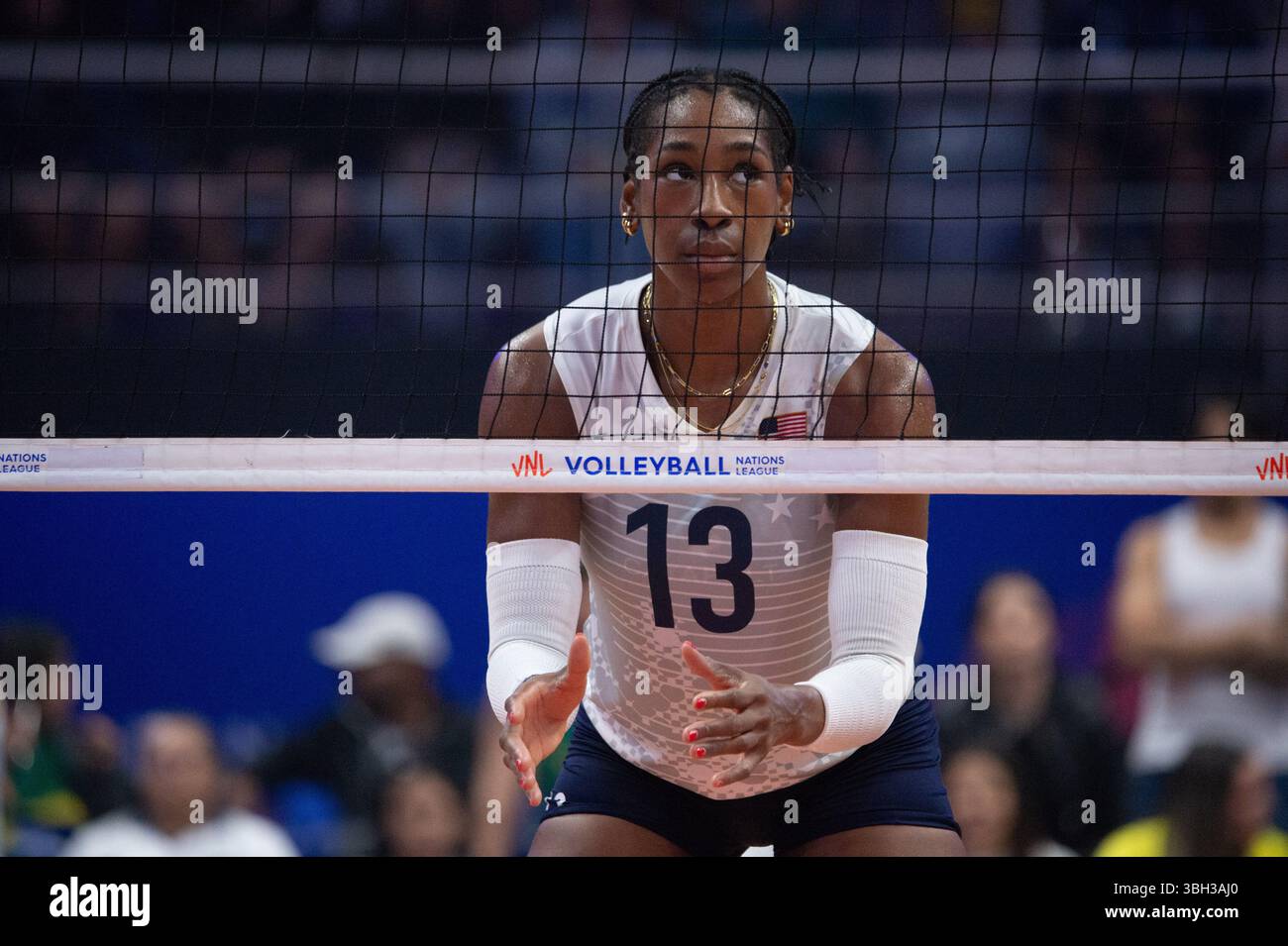 Rio De Janeiro, Brazil. 06th June, 2025. Amber Igiede (USA), during a ...