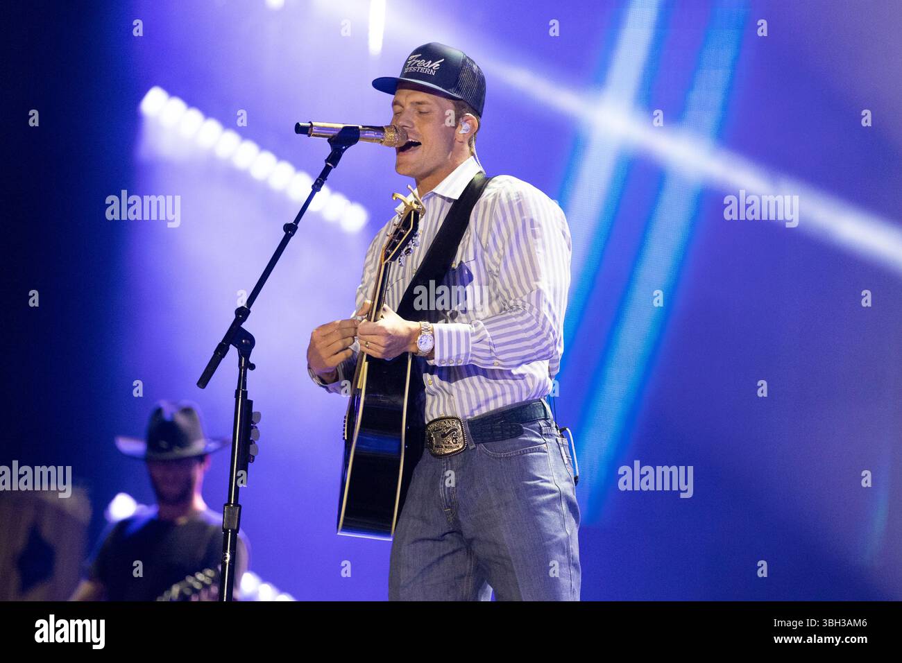 NASHVILLE, TENNESSEE - JUNE 6 , 2025: Country singer Parker McCollum ...