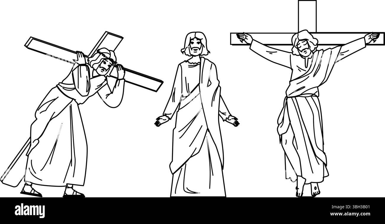 god jesus christ vector Stock Vector Image & Art - Alamy