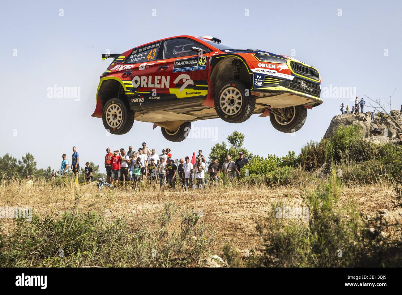 43 Martin PROKOP, Michal ERNST, Skoda Fabia RS Rally2, action during ...
