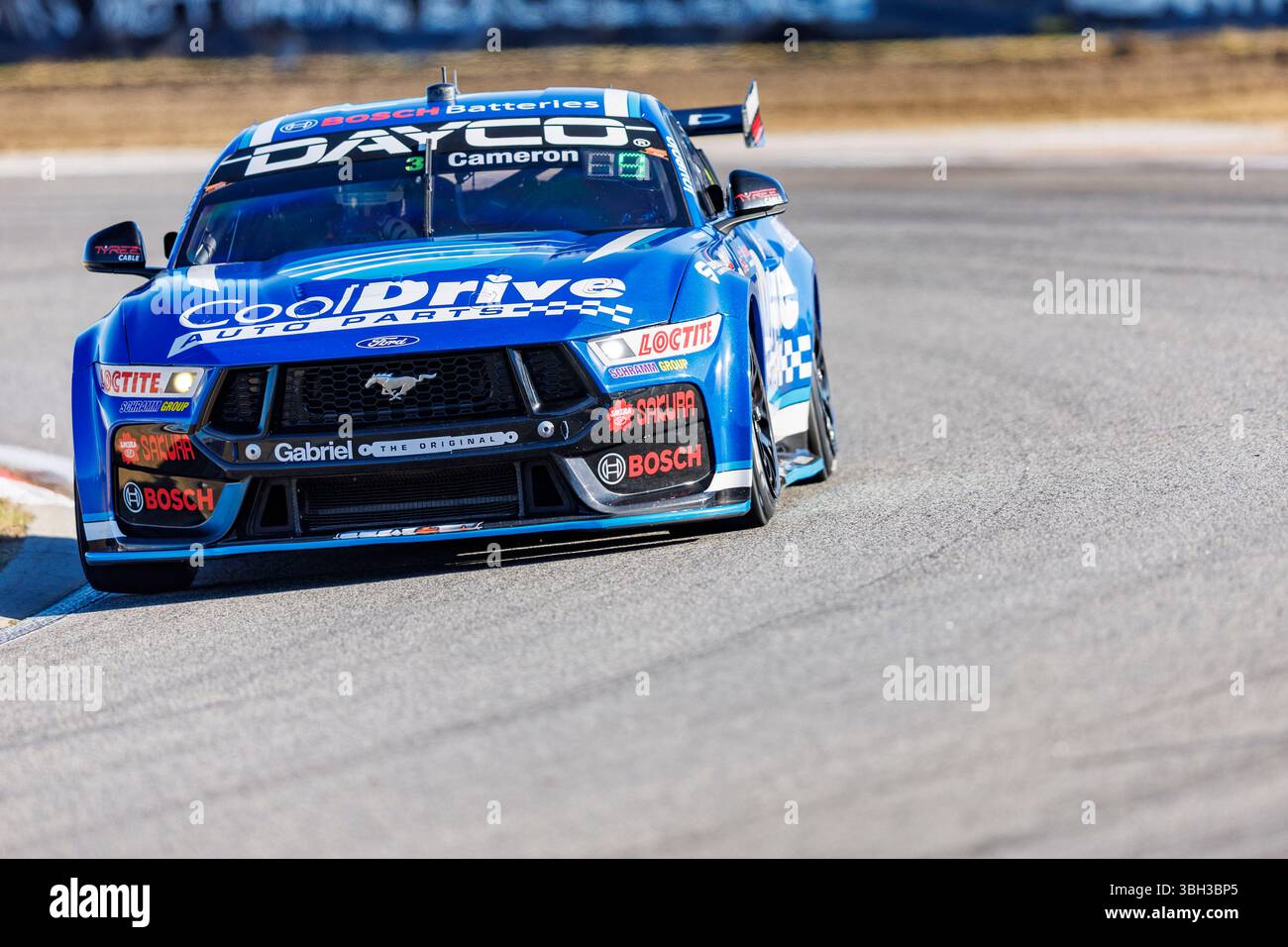Aaron Cameron of Blanchard Racing Team seen in action during qualifying ...